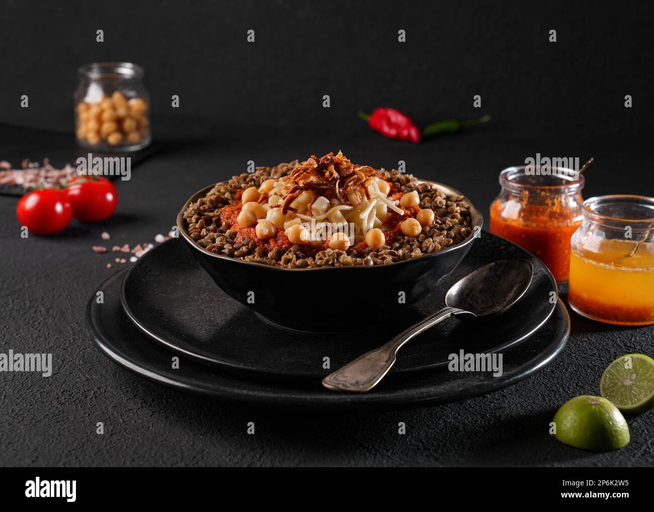 Kushari egypt hi-res stock photography and images - Alamy