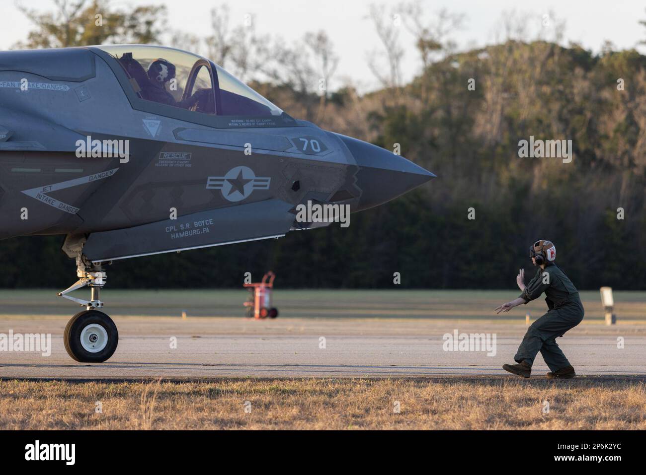 U.S. Marine Corps Cpl. Nicholas Willoughby, plane captain, Marine ...