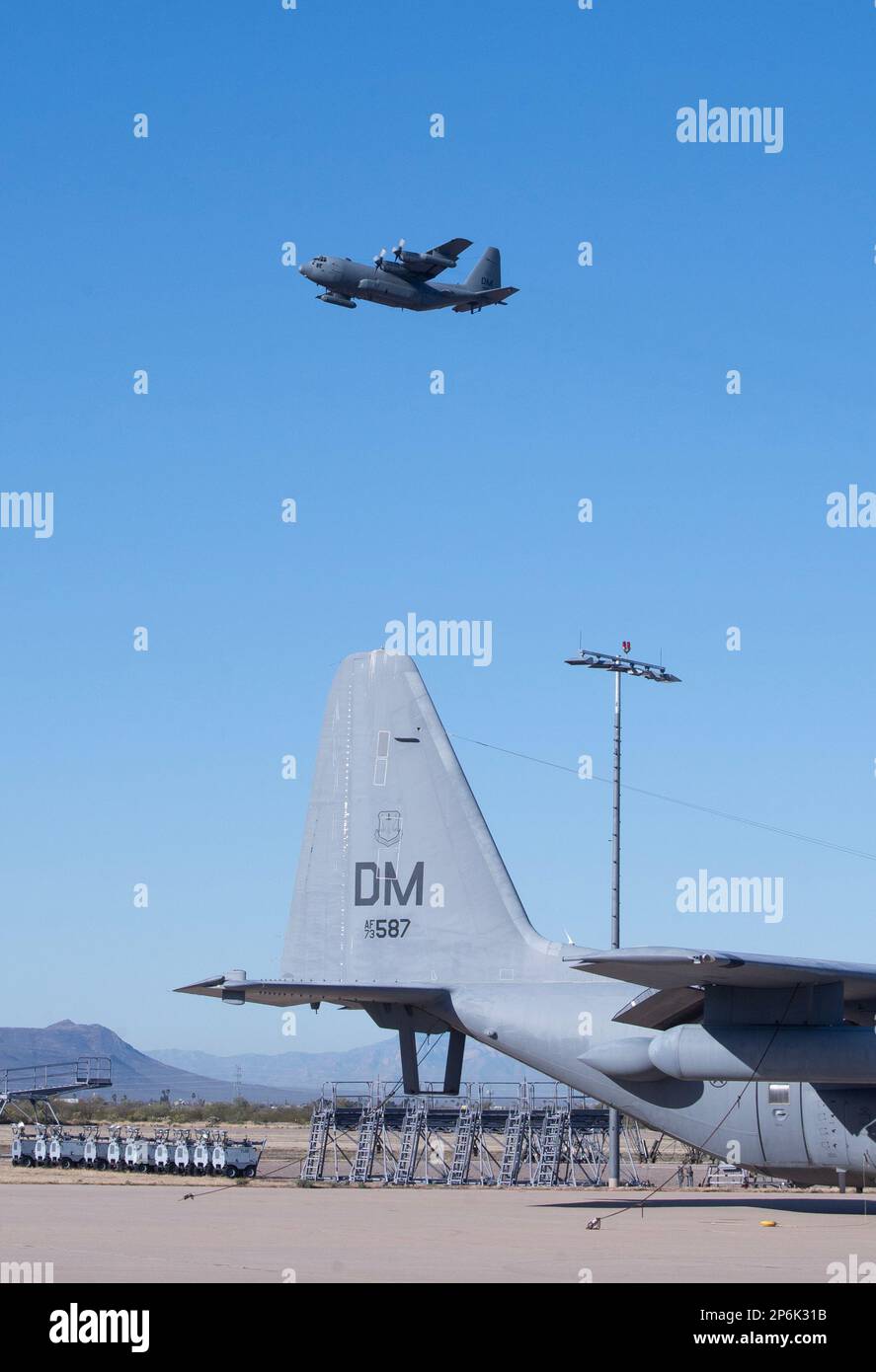 An EC-130H Compass Call takes off from the Davis-Monthan, Arizona ...