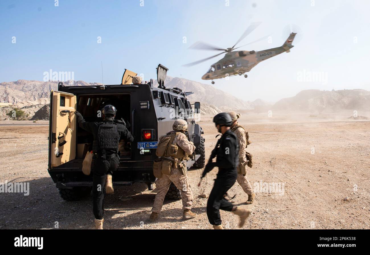OMAN (February 23, 2023) – U.S. Marines assigned to Fleet Anti ...