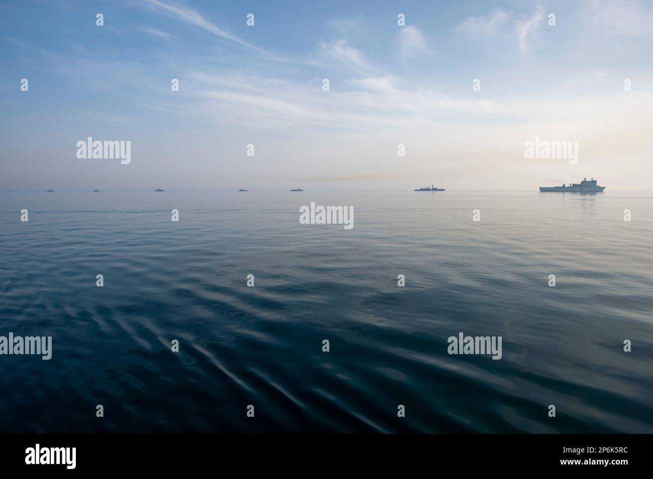 230306-N-NH267-1046 ARABIAN GULF (March 6, 2023) Ships sail in ...