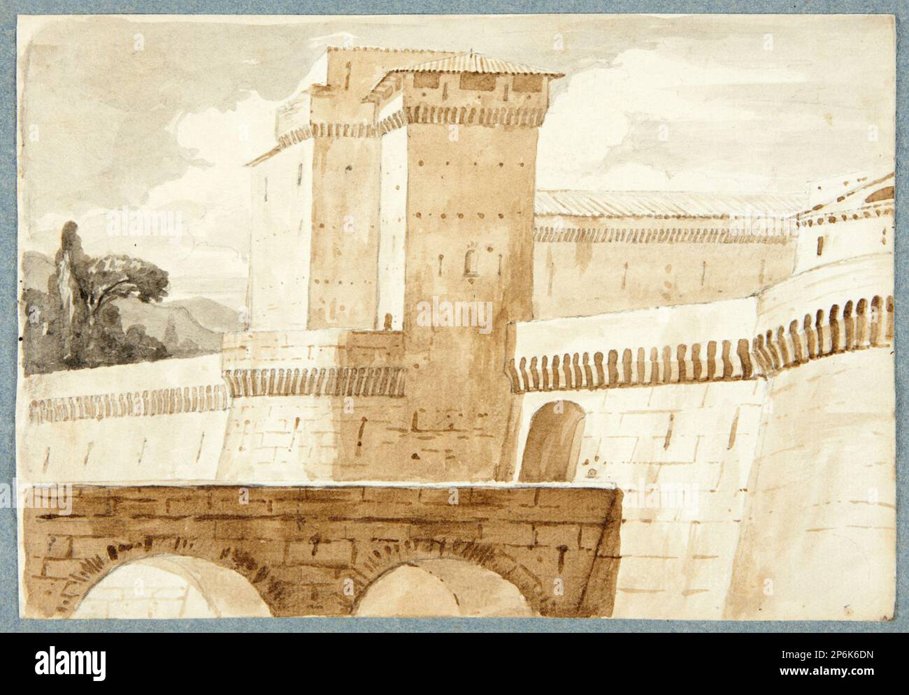 Guillaume Lethière, Landscape Album (Paysage), early 19th century, One ...