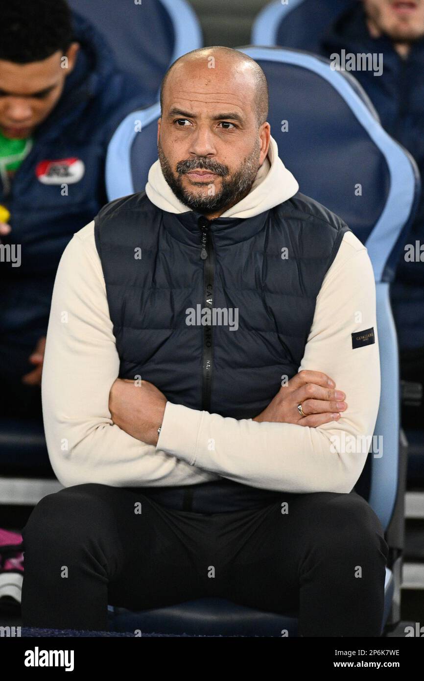 Pascal Jansen coach of AZ Alkmaar during Uefa Conference League Round of 16, first Leg 2022-2023 ...