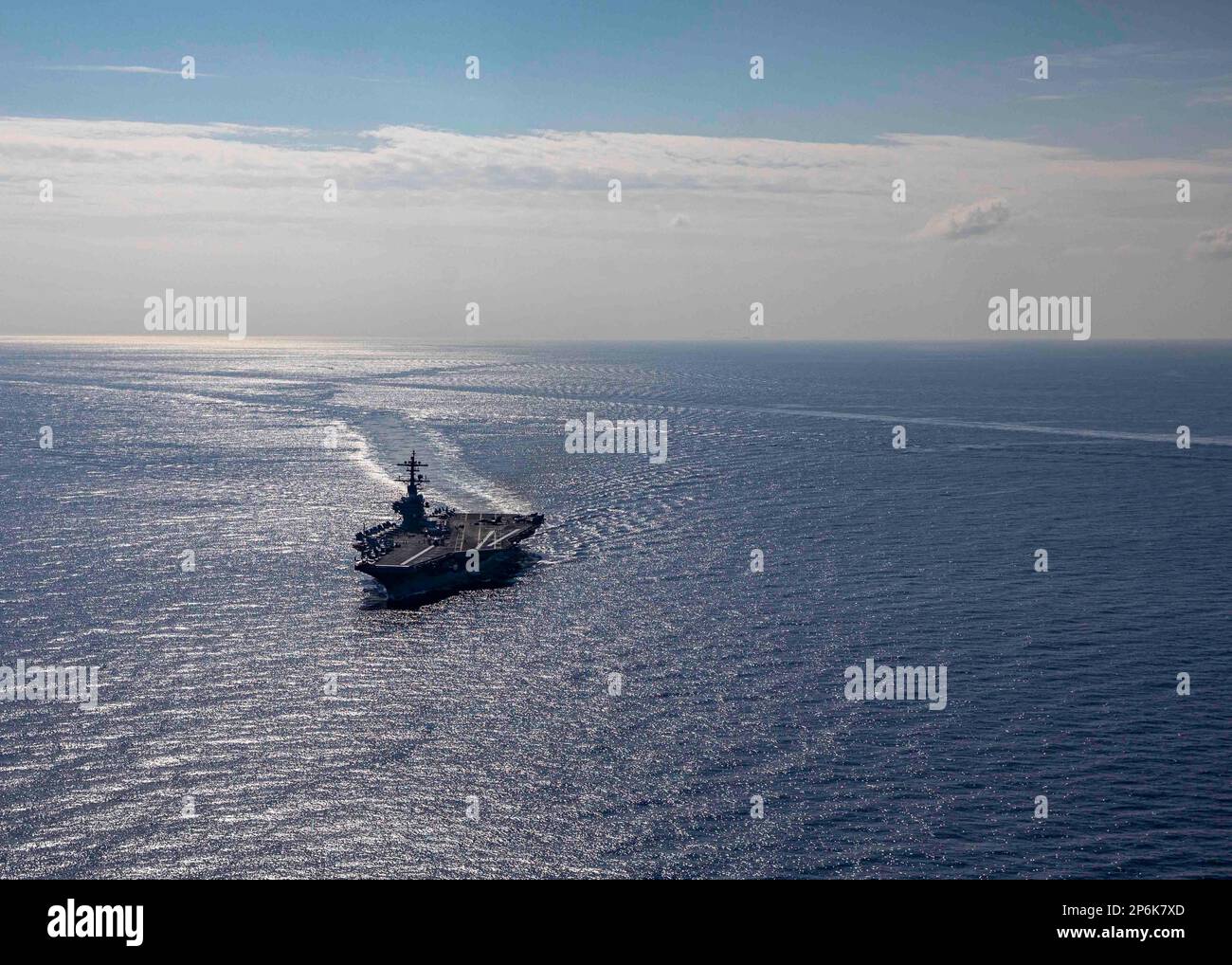 230305-N-YD731-1741 ADRIATIC SEA (March 5, 2023) The Nimitz-class ...