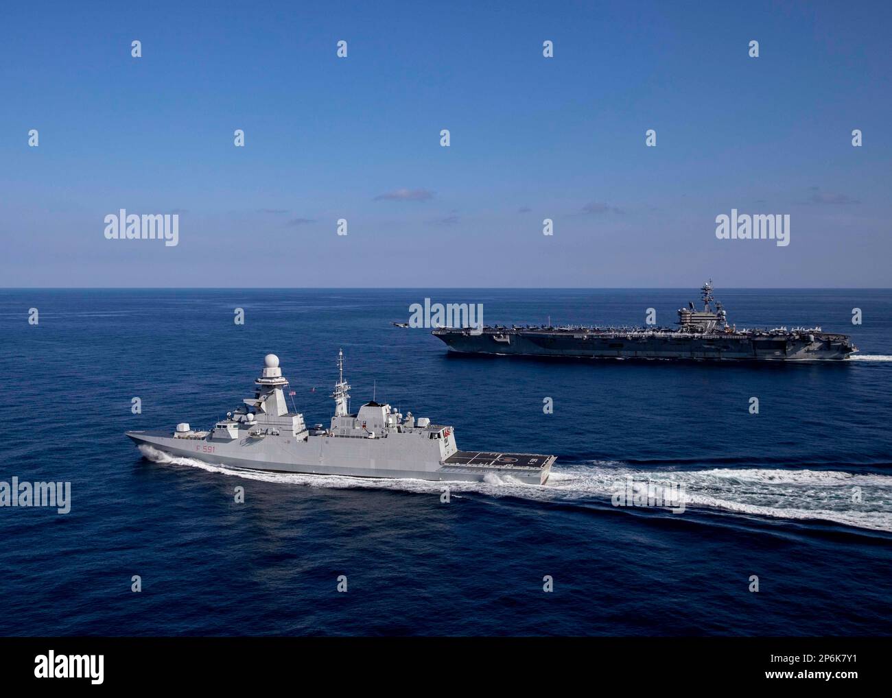 230305-N-YD731-1434 ADRIATIC SEA (March 5, 2023) The Carlo Bergamini ...