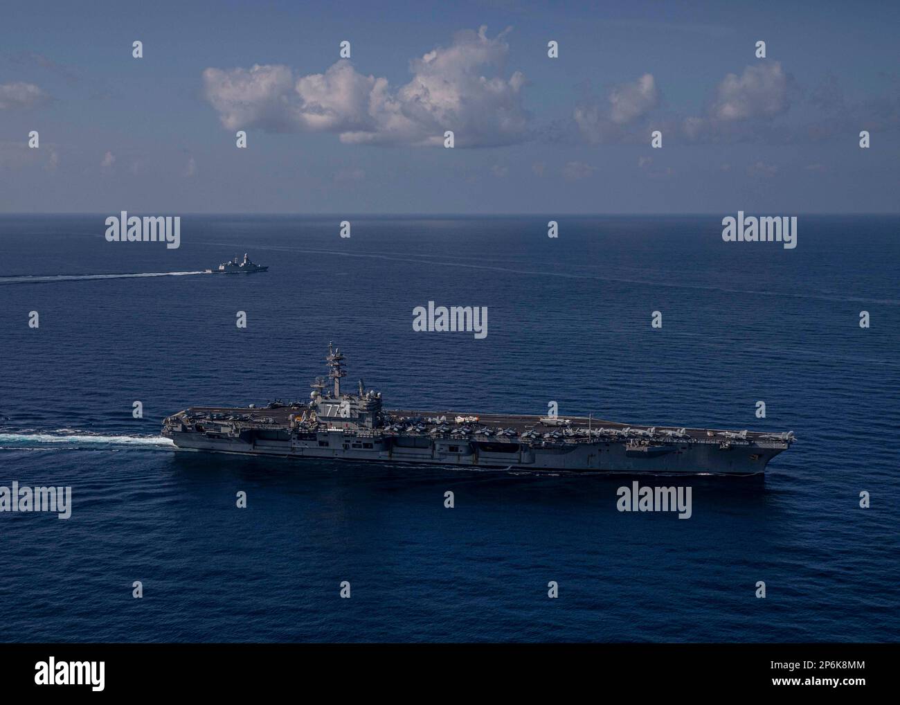 230305-N-YD731-1786 ADRIATIC SEA (March 5, 2023) The Carlo Bergamini ...