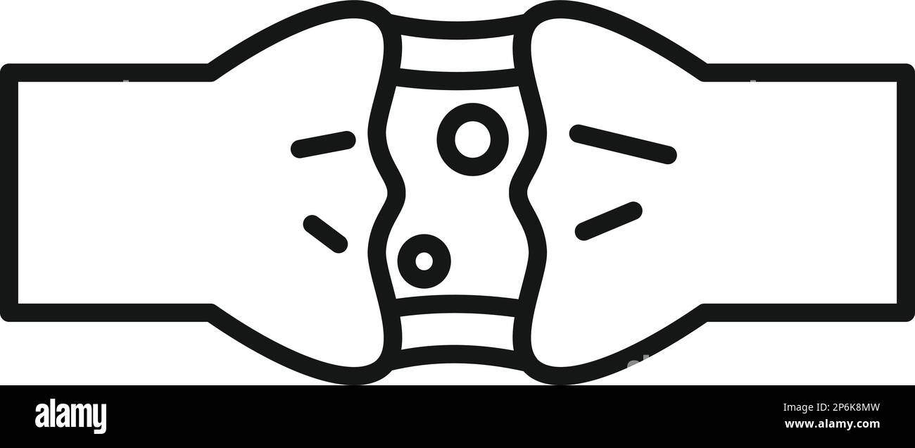 Arthritis joint icon outline vector. Medical disease. Hand body Stock ...
