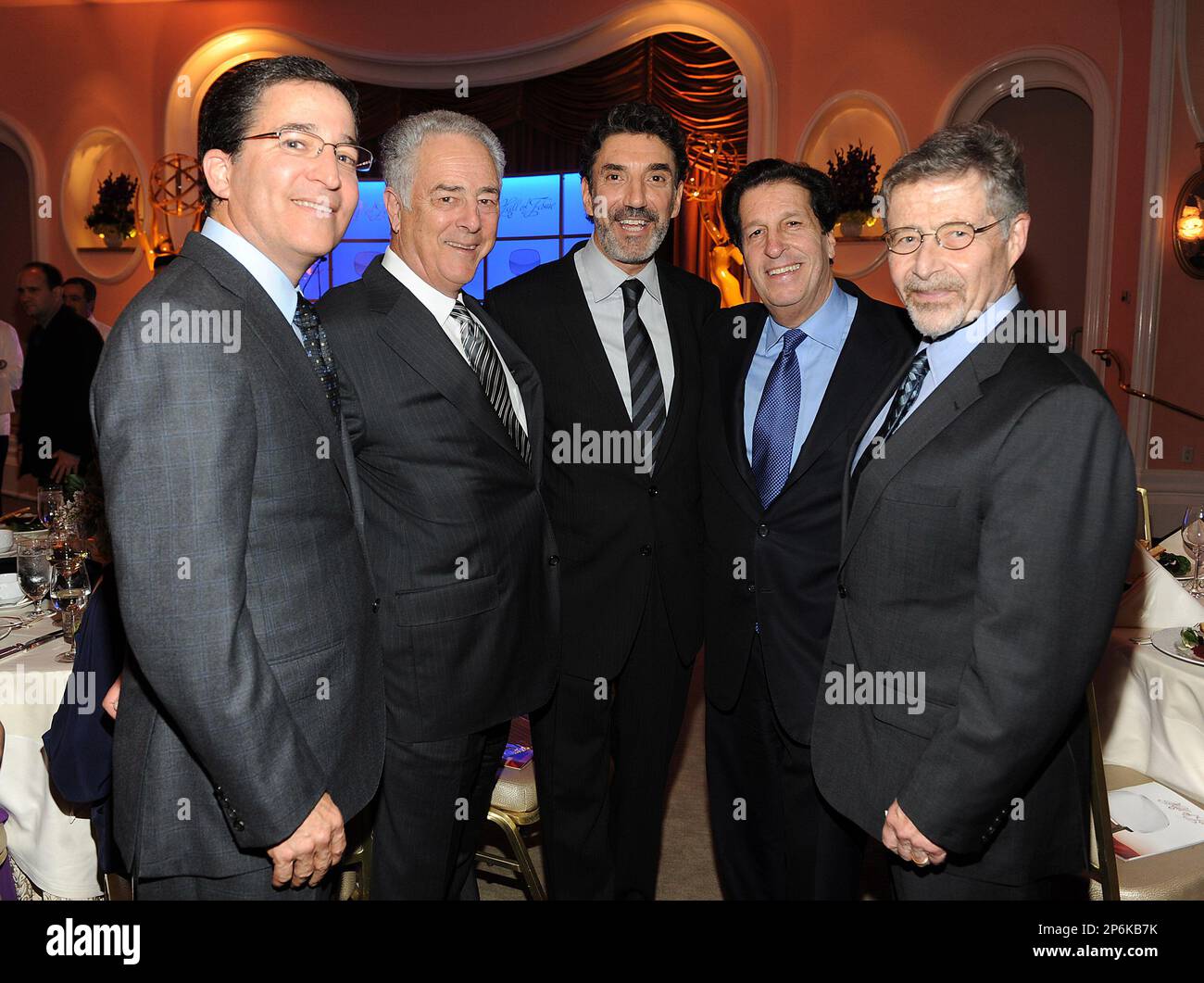 BEVERLY HILLS, CA - MARCH 1: (L-R) Television Academy Chairman & CEO ...