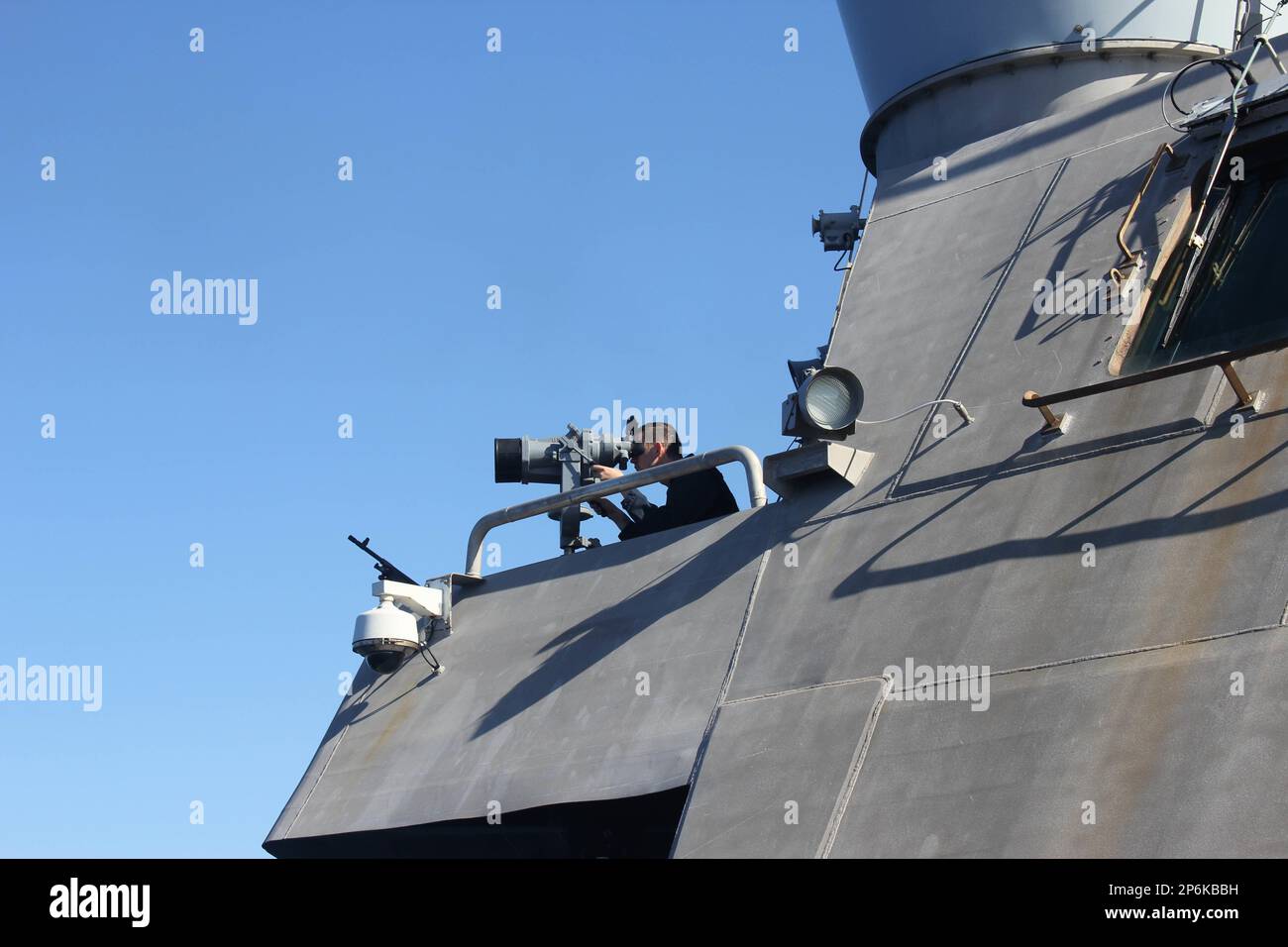 230303-N-N3764-0001 PONCE, Puerto Rico (March 3, 2023) – Gunner’s Mate 1st Class Kevin Clark ...