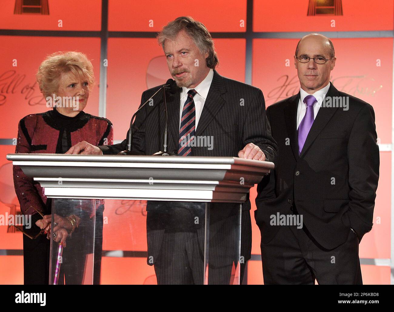 BEVERLY HILLS, CA - MARCH 1: (L-R) Doris Singleton, Stan Livingston and ...