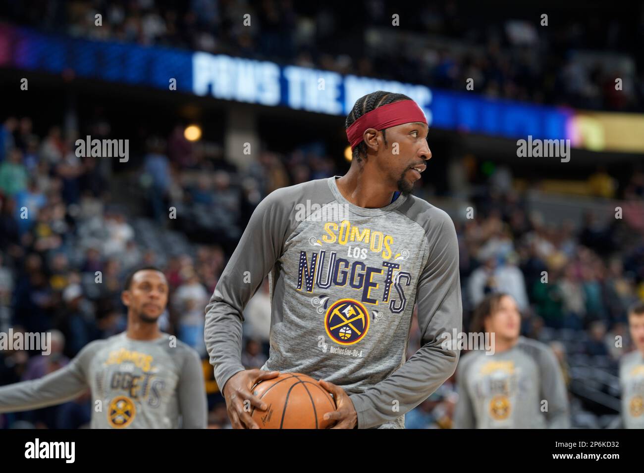 Denver Nuggets guard Kentavious Caldwell-Pope (5) in the first half of ...
