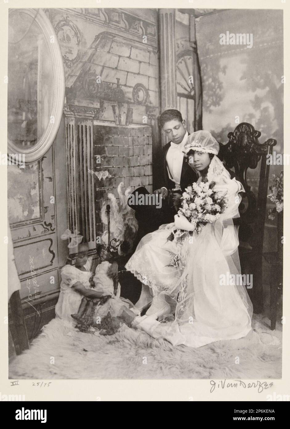 James Van Der Zee, Wedding Day, Harlem, 1926, printed 1974, Gelatin ...
