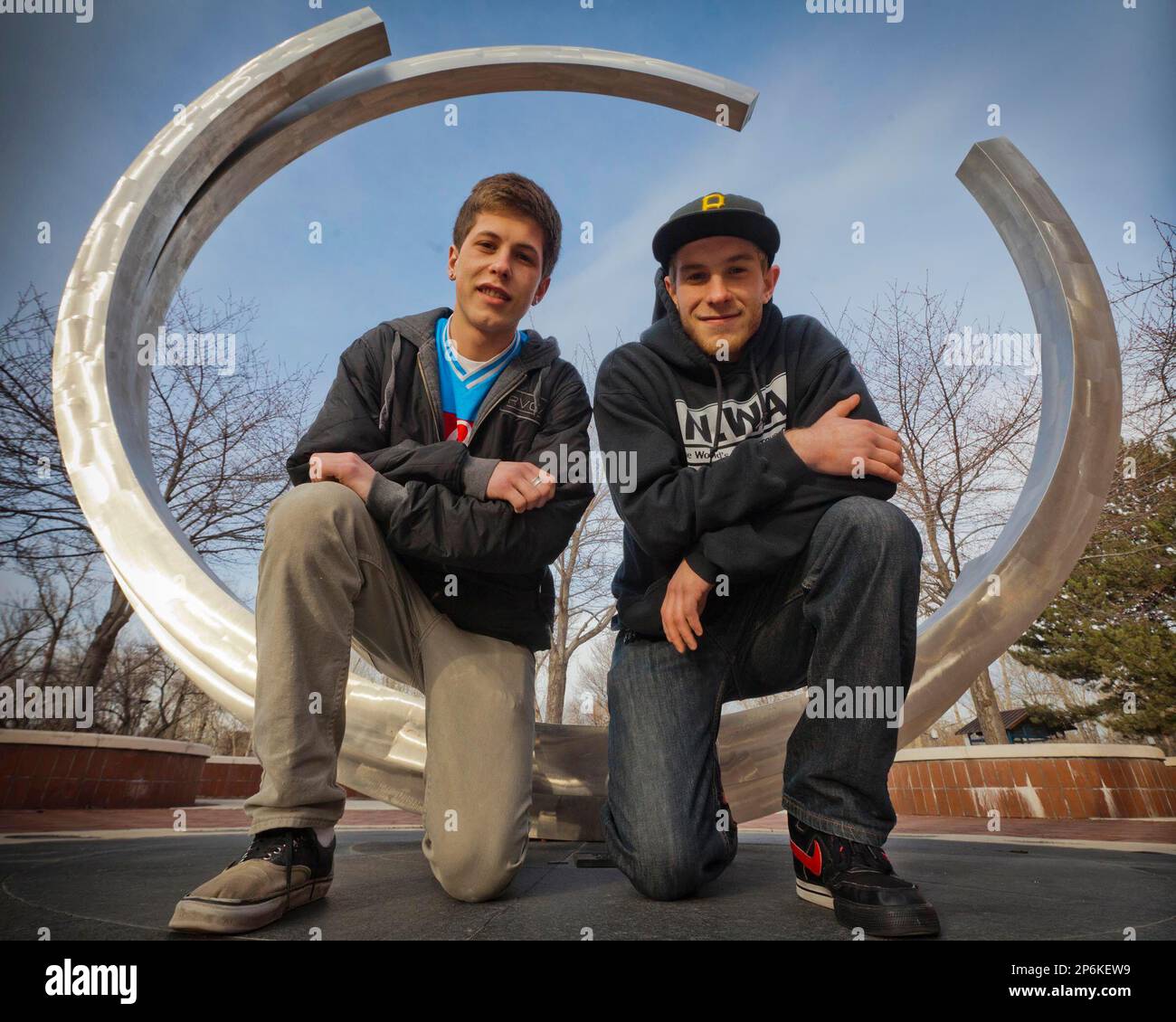 Twin brothers Nick and Adam Filicetti, Boise, Idaho, were born 15 ...