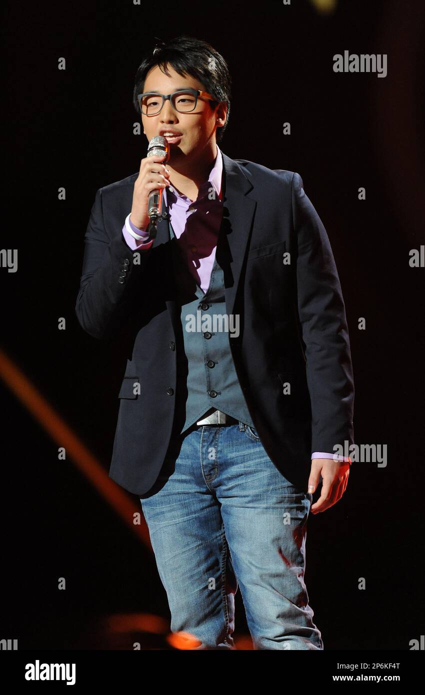 HOLLYWOOD, CA - FEBRUARY 28: Top 12 contestant Heejun Han performs on ...