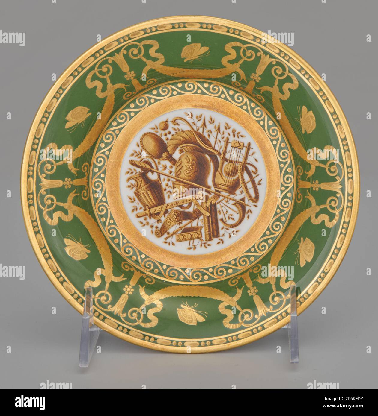 Sèvres Porcelain Manufactory, Saucer, 1811, Hard-paste porcelain Stock ...