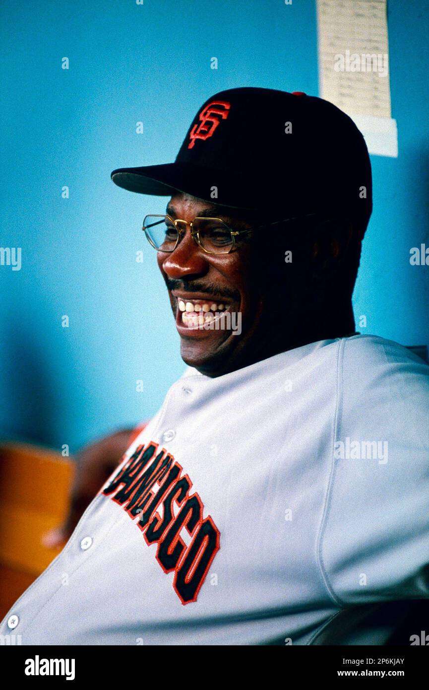 San Francisco Giants Manager Dusty Baker during a game at Dodger ...