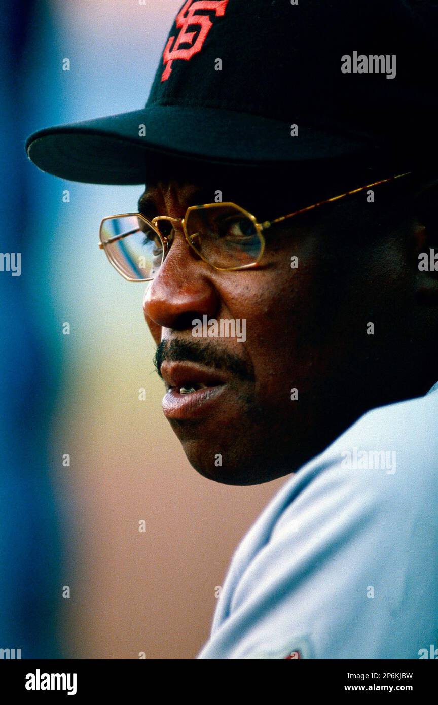 San Francisco Giants Manager Dusty Baker during a game at Dodger ...