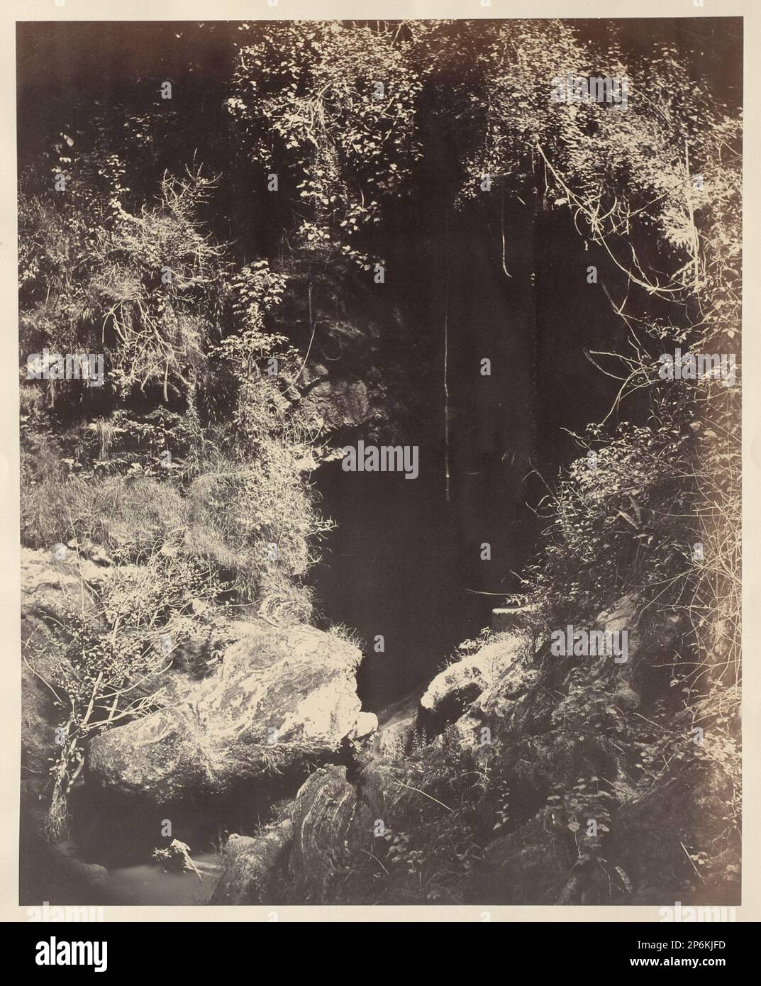 Robert Macpherson, The Grotto at Tivoli, circa 1860, albumen print from ...