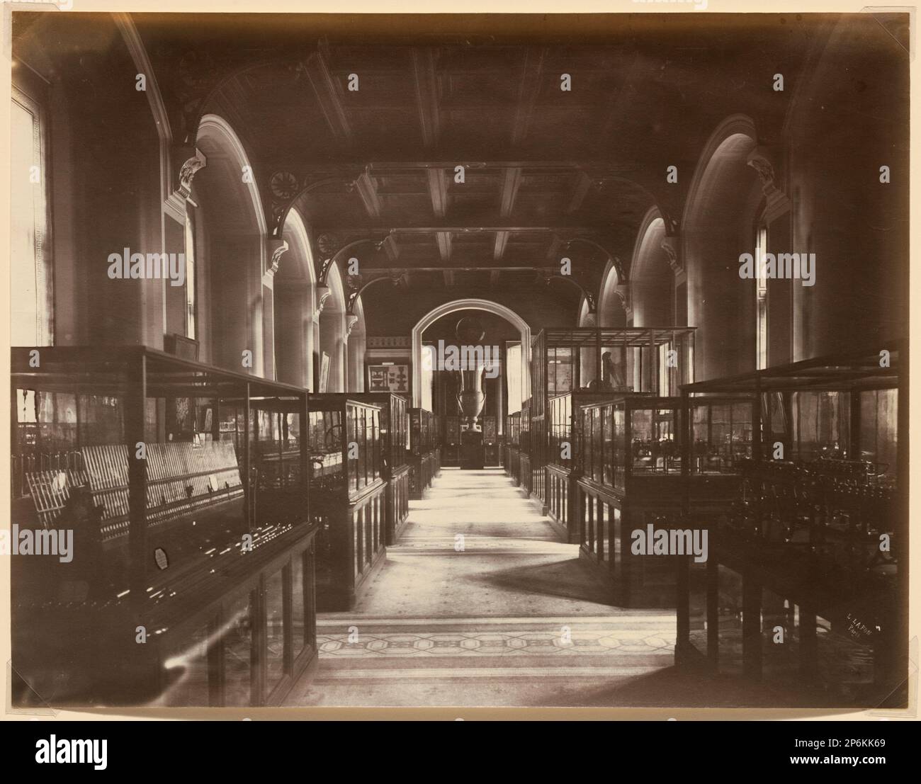 Louis Lafon, Gallery at Conservatoire des Arts et Metiers, c. 1880 ...