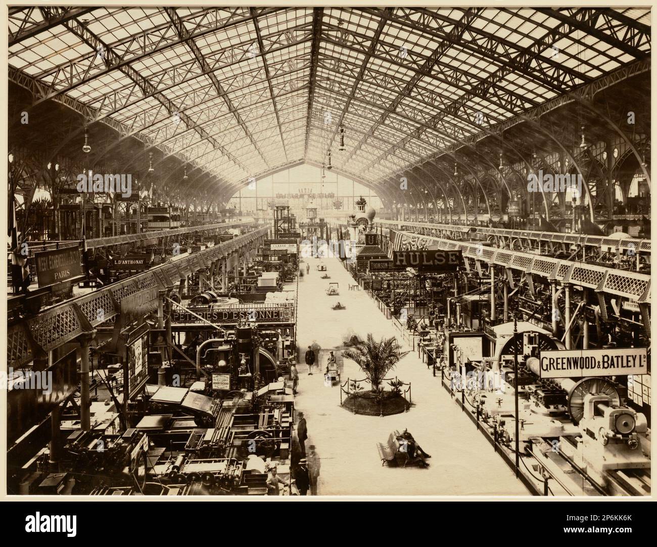 Louis Lafon, Hall of Machines, Exposition Universelle, 1889, albumen ...