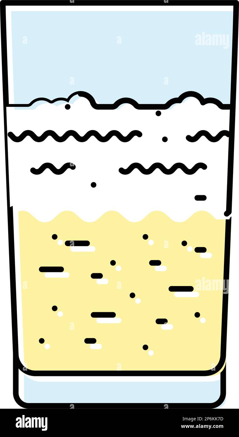 milk rotten food color icon vector illustration Stock Vector Image ...