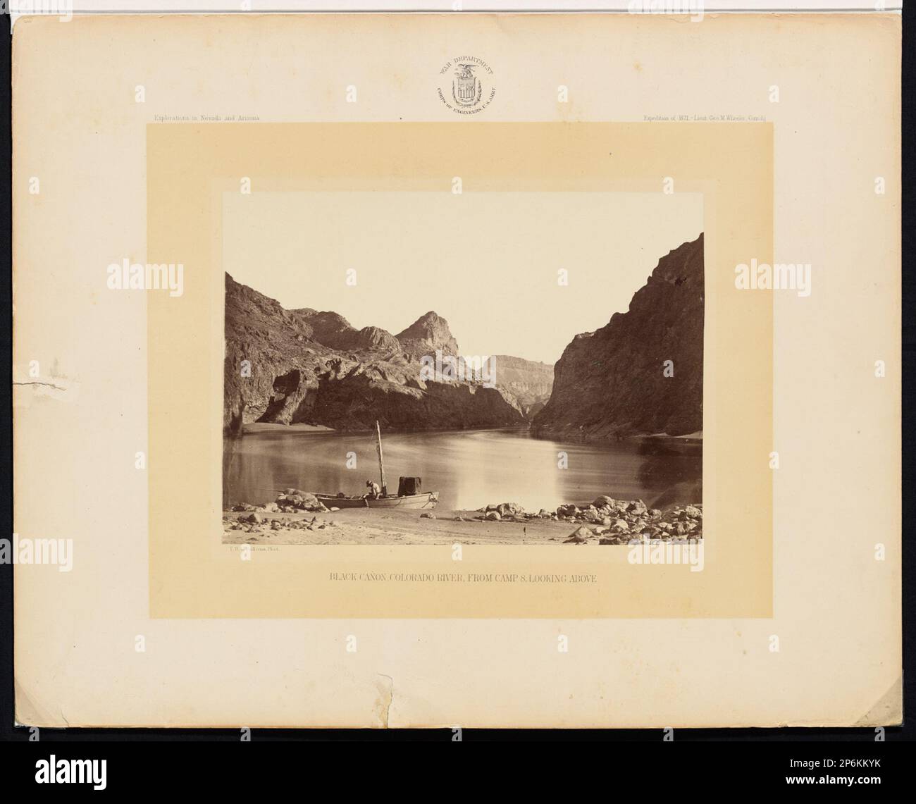 Timothy H. O'Sullivan, Black Caňon, Colorado River, From Camp 8 ...