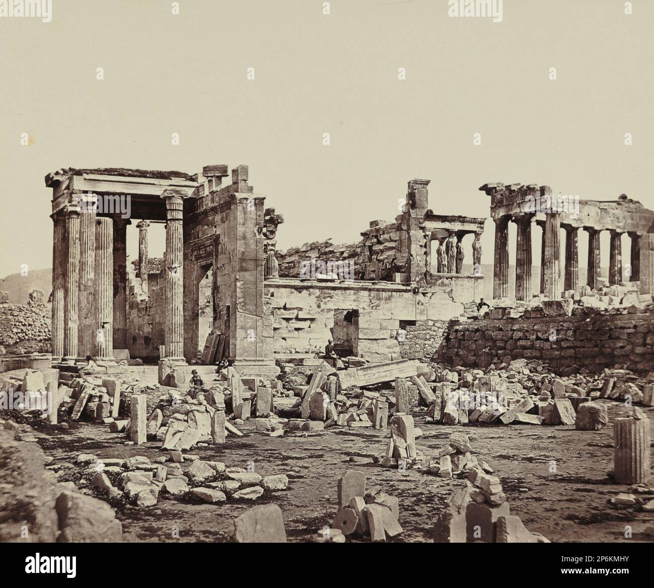 James Robertson and Felice Beato, View of the Acropolis, c. 1853 ...