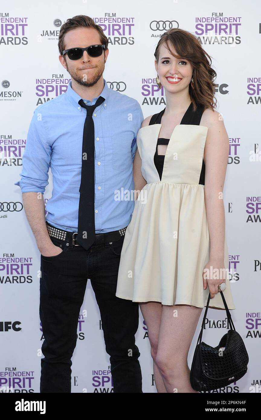 SANTA MONICA, CA - FEBRUARY 25: Director Mark Jackson and actress ...