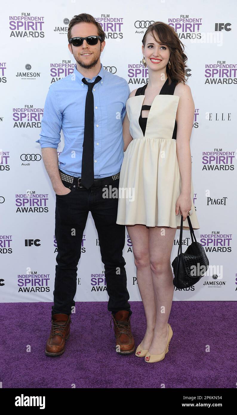 SANTA MONICA, CA - FEBRUARY 25: Director Mark Jackson and actress ...