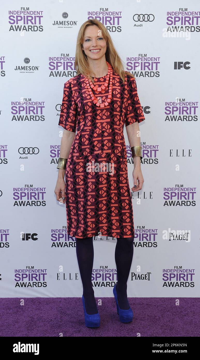 SANTA MONICA, CA - FEBRUARY 25: Actress Sienna Guillory arrives at the ...