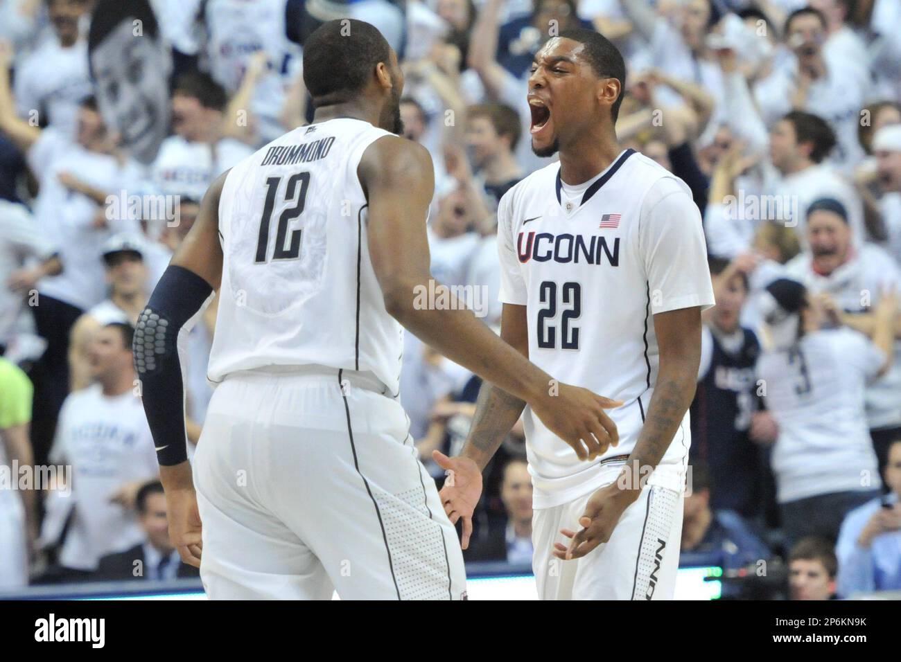 Saturday February 25, 2012: Storrs, CT. Connecticut Huskies center ...