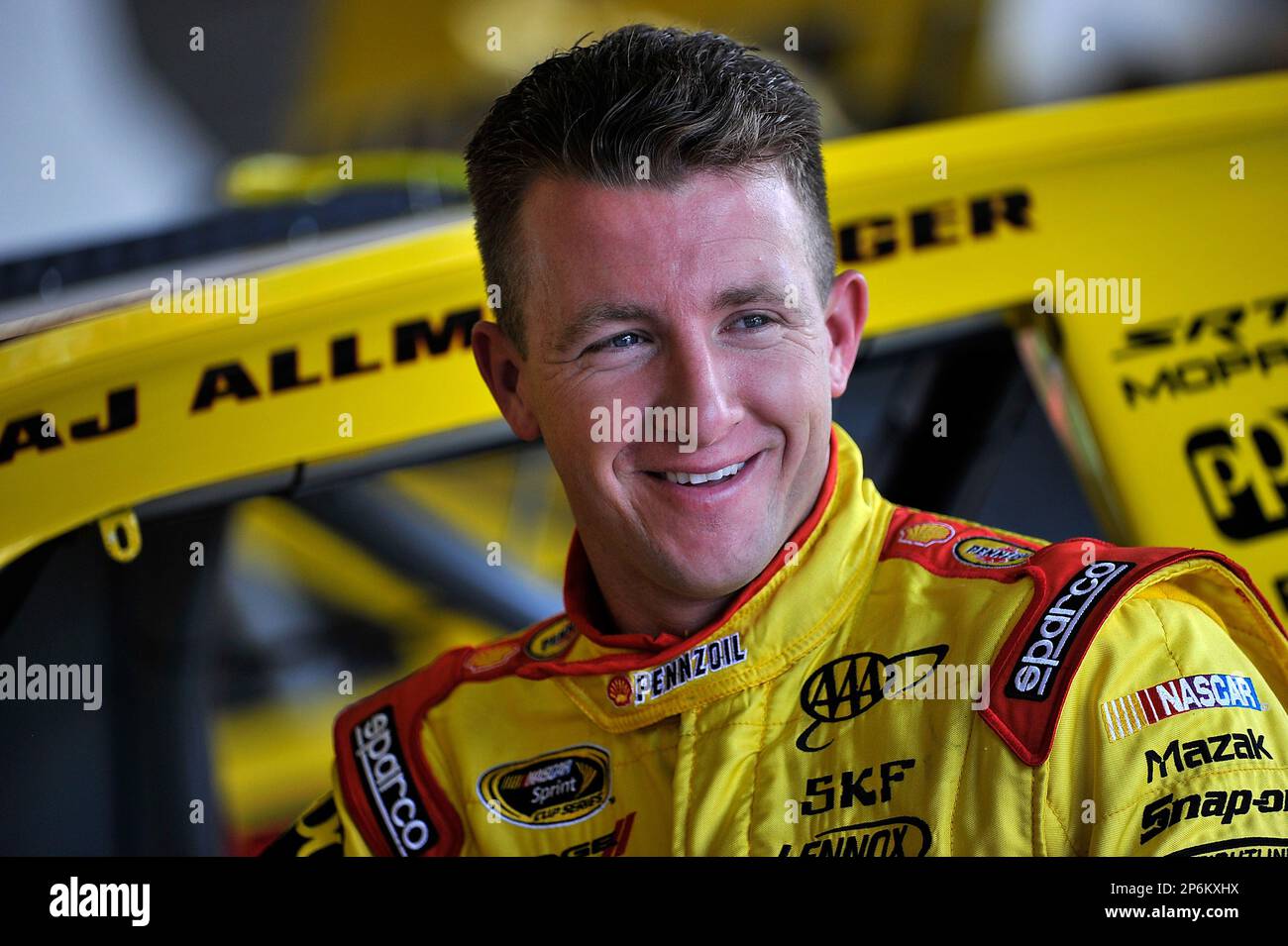 A.J. Allmendinger during practice for the Daytona 500 at Daytona ...