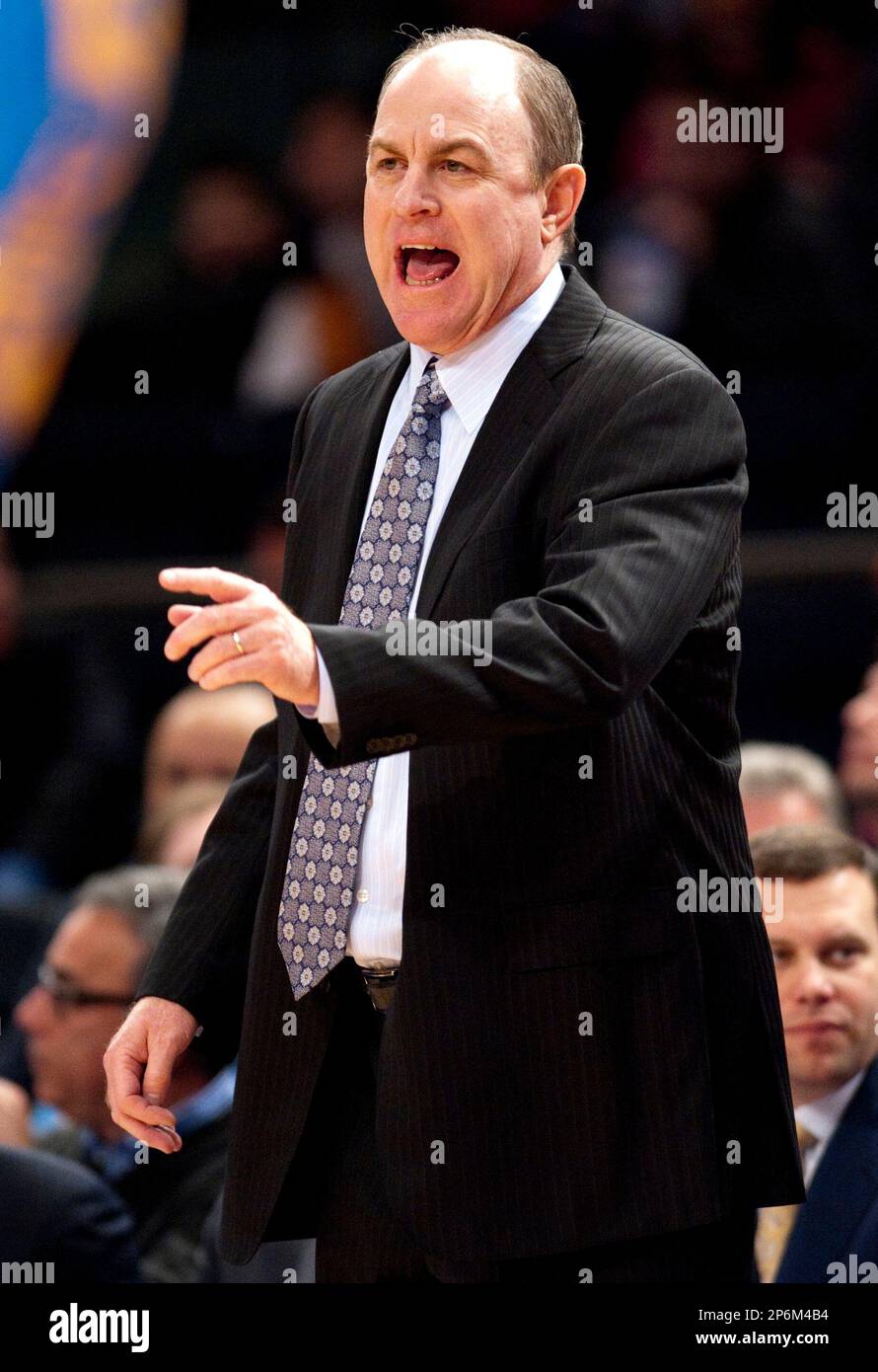 February 18 2012: UCLA's head coach Ben Howland during NCAA basketball ...