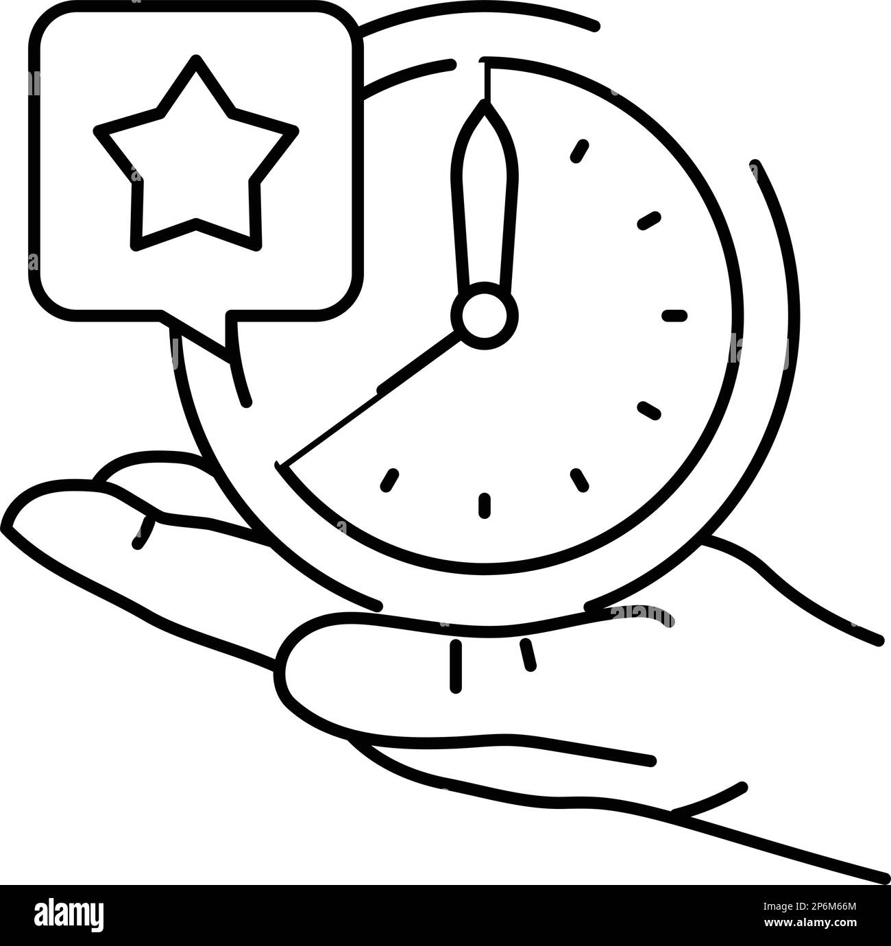 keep time line icon vector illustration Stock Vector Image & Art - Alamy