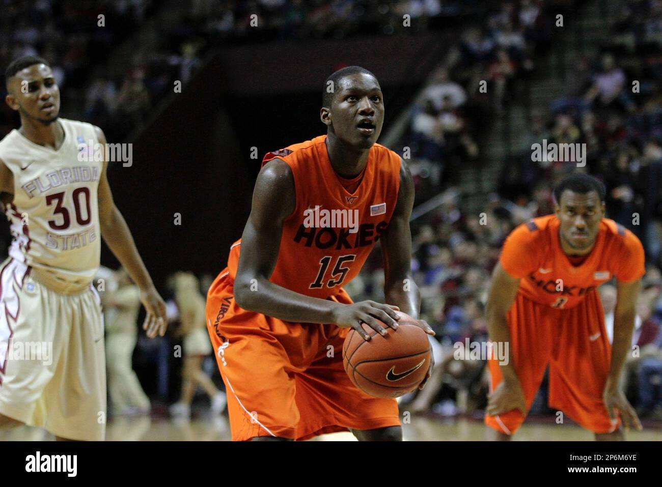 Virginia Tech's Forward (15) Dorian Finney-Smith during the game ...
