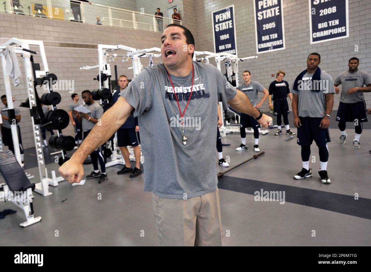 Craig Fitzgerald, director of strength and conditioning for football at ...