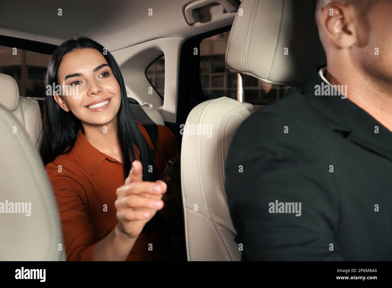 Portrait beautiful taxi driver hi-res stock photography and images - Alamy