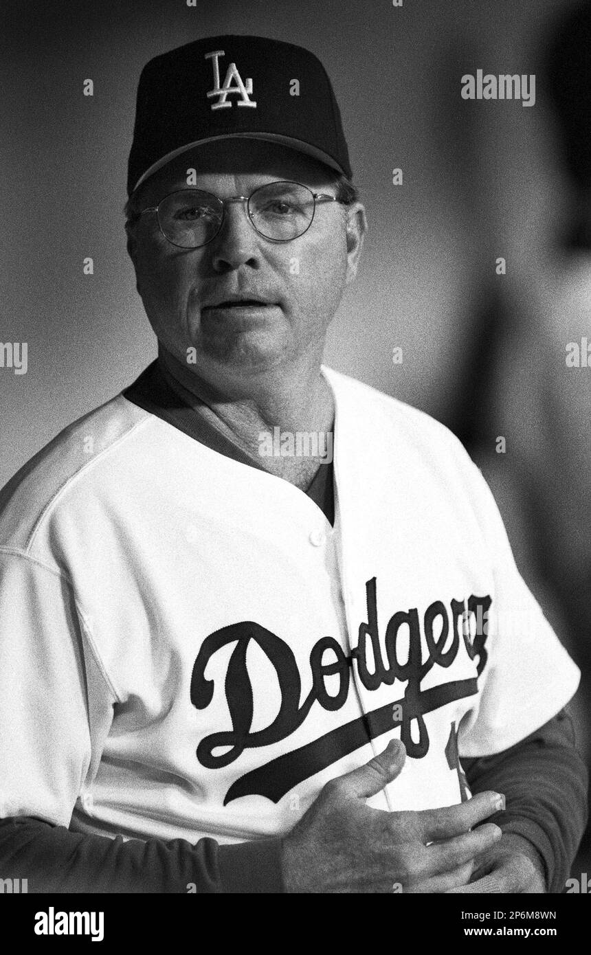 Los Angeles Dodgers Manager Bill Russell during a game at Dodger ...