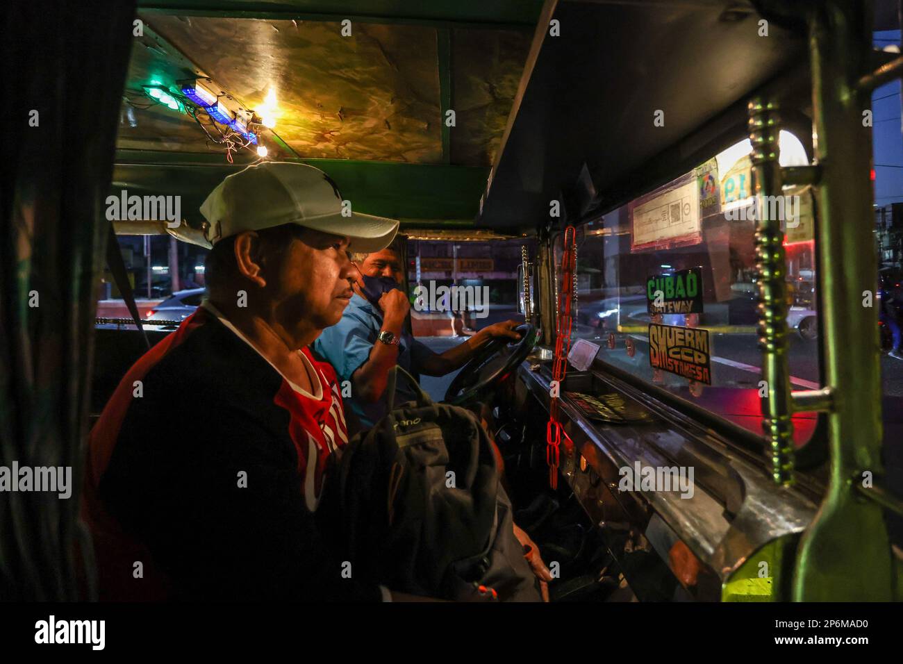 Manila, Manila, The Philippines. 8th Mar, 2023. A passenger in a ...