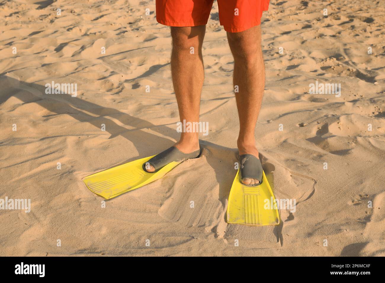 Wearing flipper hi-res stock photography and images - Alamy