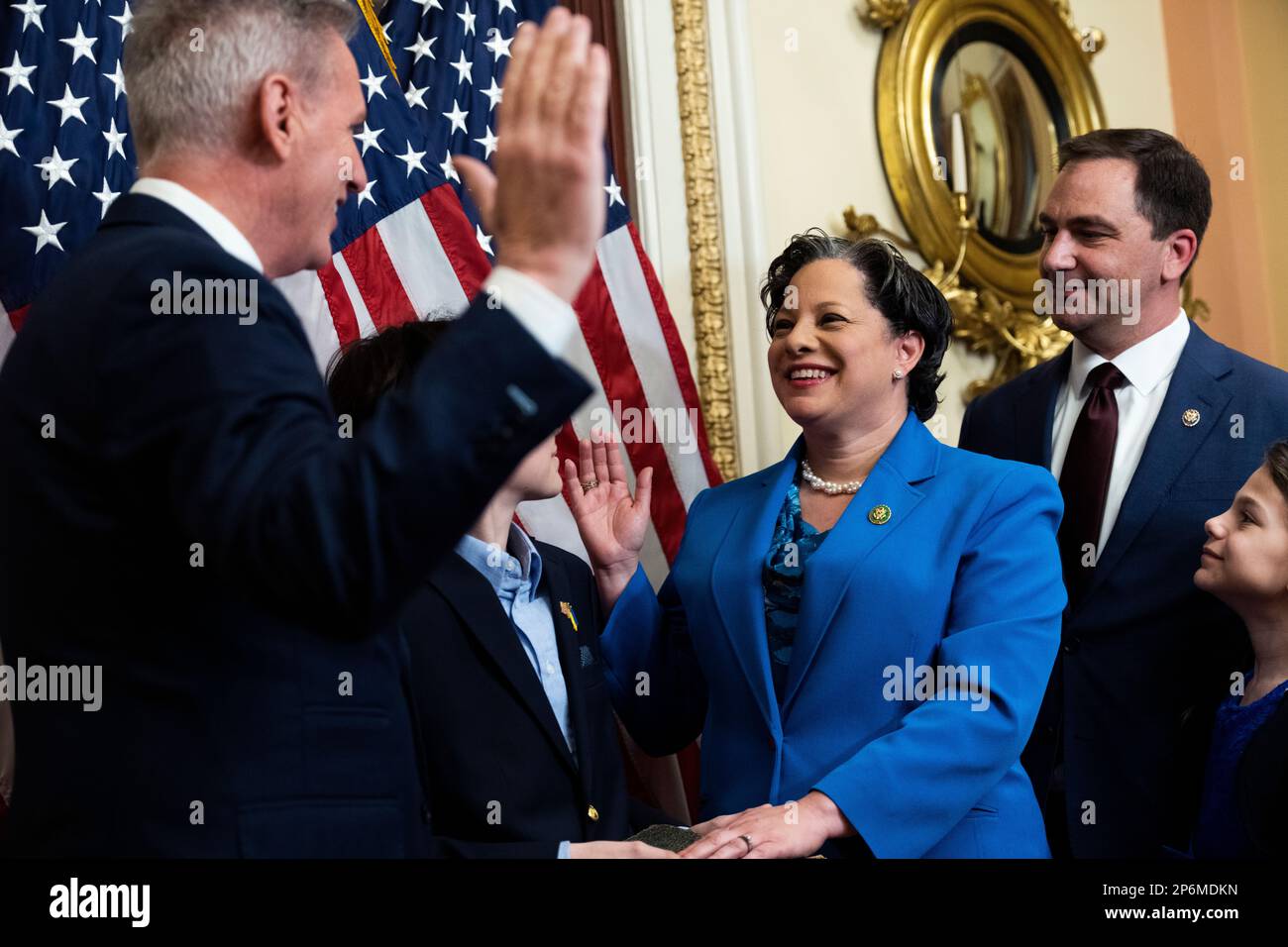 UNITED STATES - MARCH 7: Rep. Jennifer McClellan, D-Va., and Speaker of ...