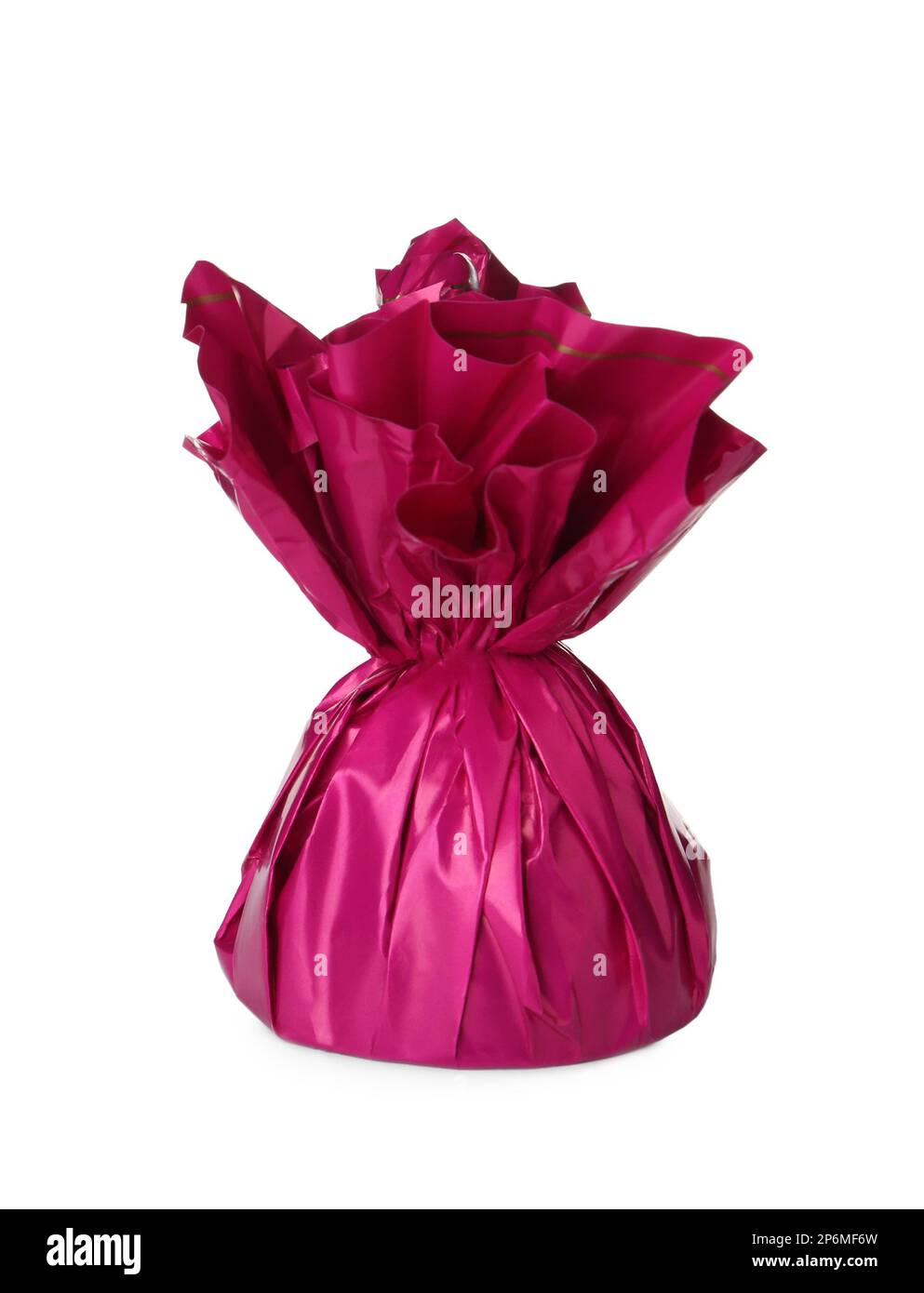 Delicious candy in pink wrapper isolated on white Stock Photo - Alamy