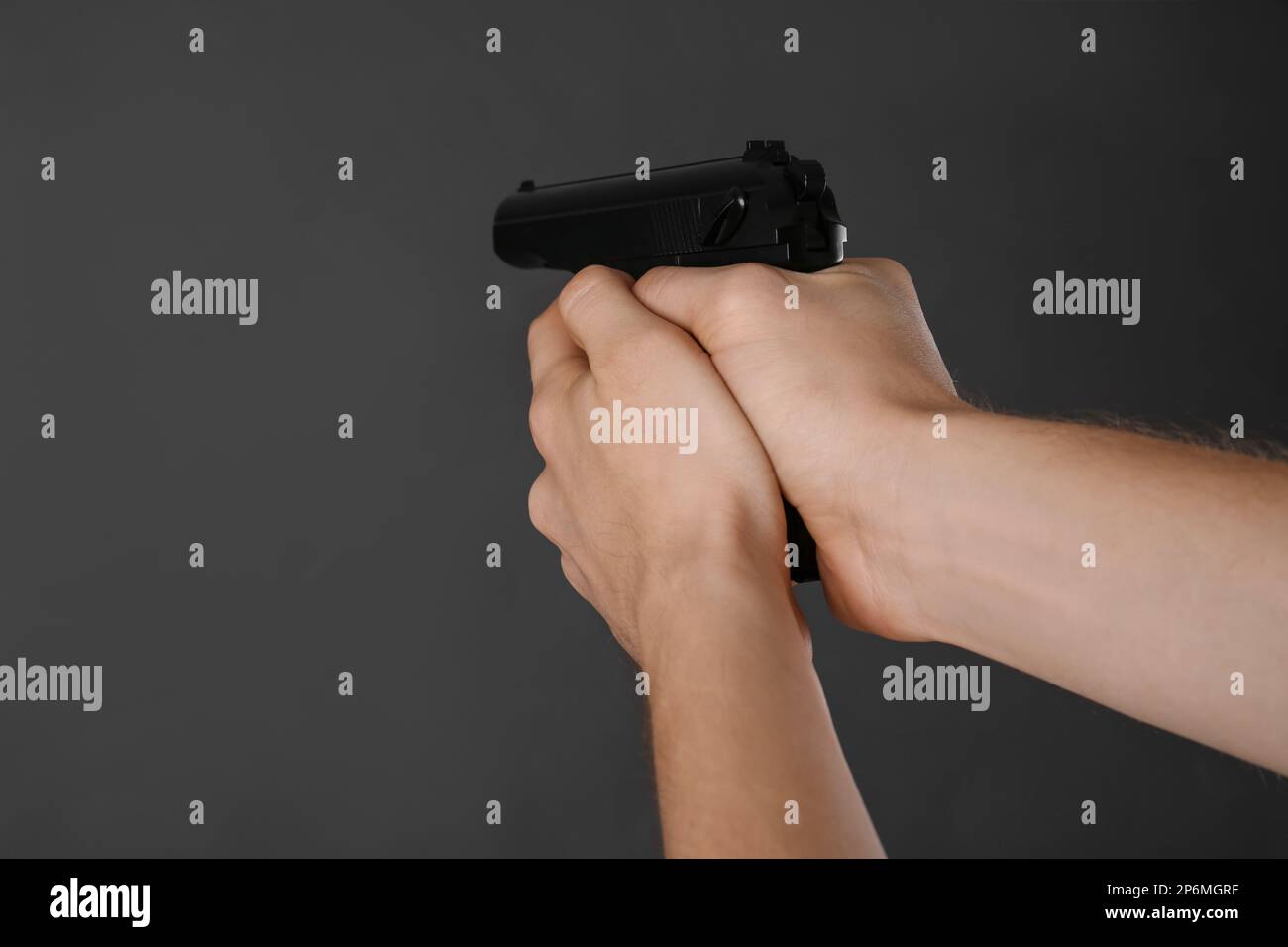 Man aiming gun hi-res stock photography and images - Alamy