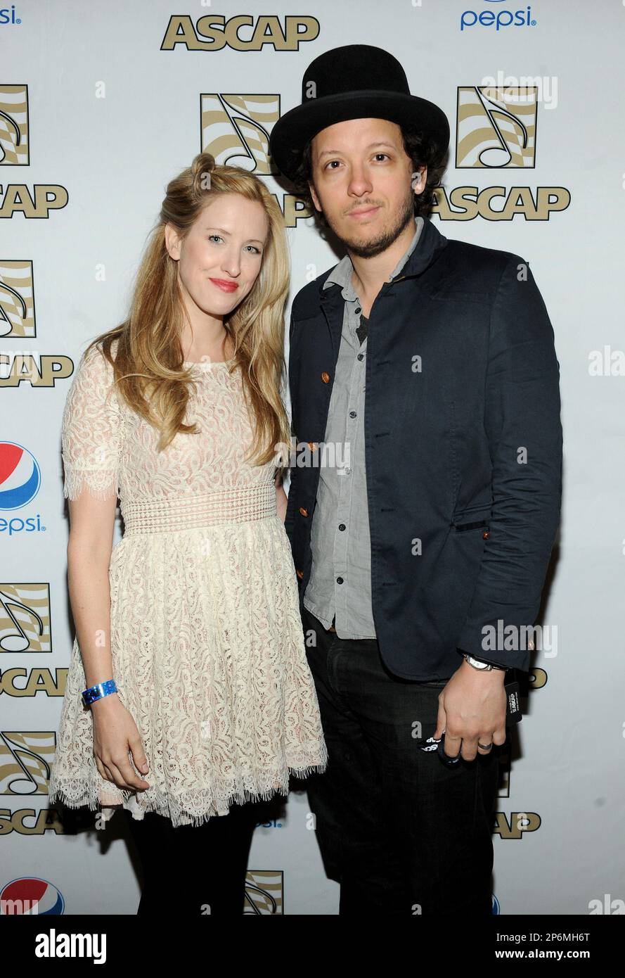 WEST HOLLYWOOD, CA - FEBRUARY 11: (L-R) Lisa Gungor and Michael Gungor ...