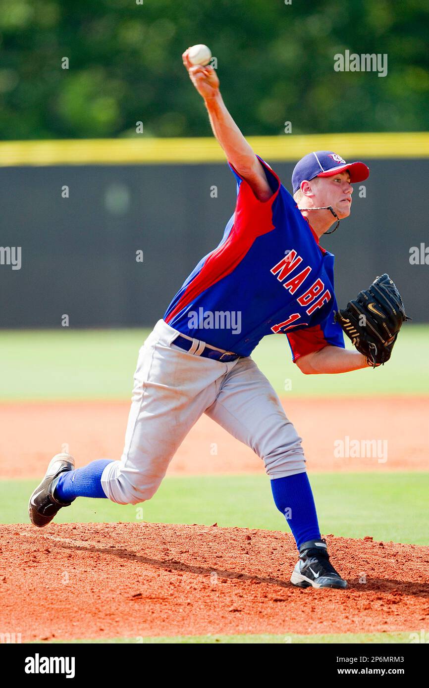Carson Kelly #14 of NABF in action against the American Legion at the ...
