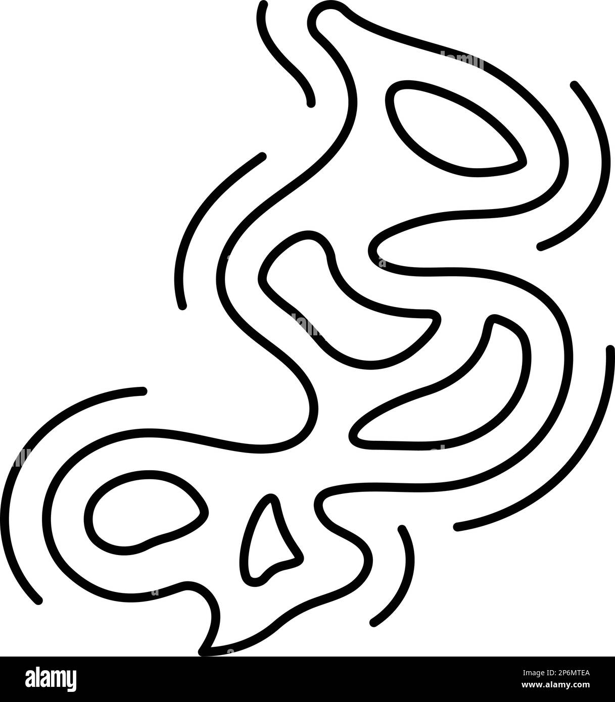 odor smell line icon vector illustration Stock Vector Image & Art - Alamy