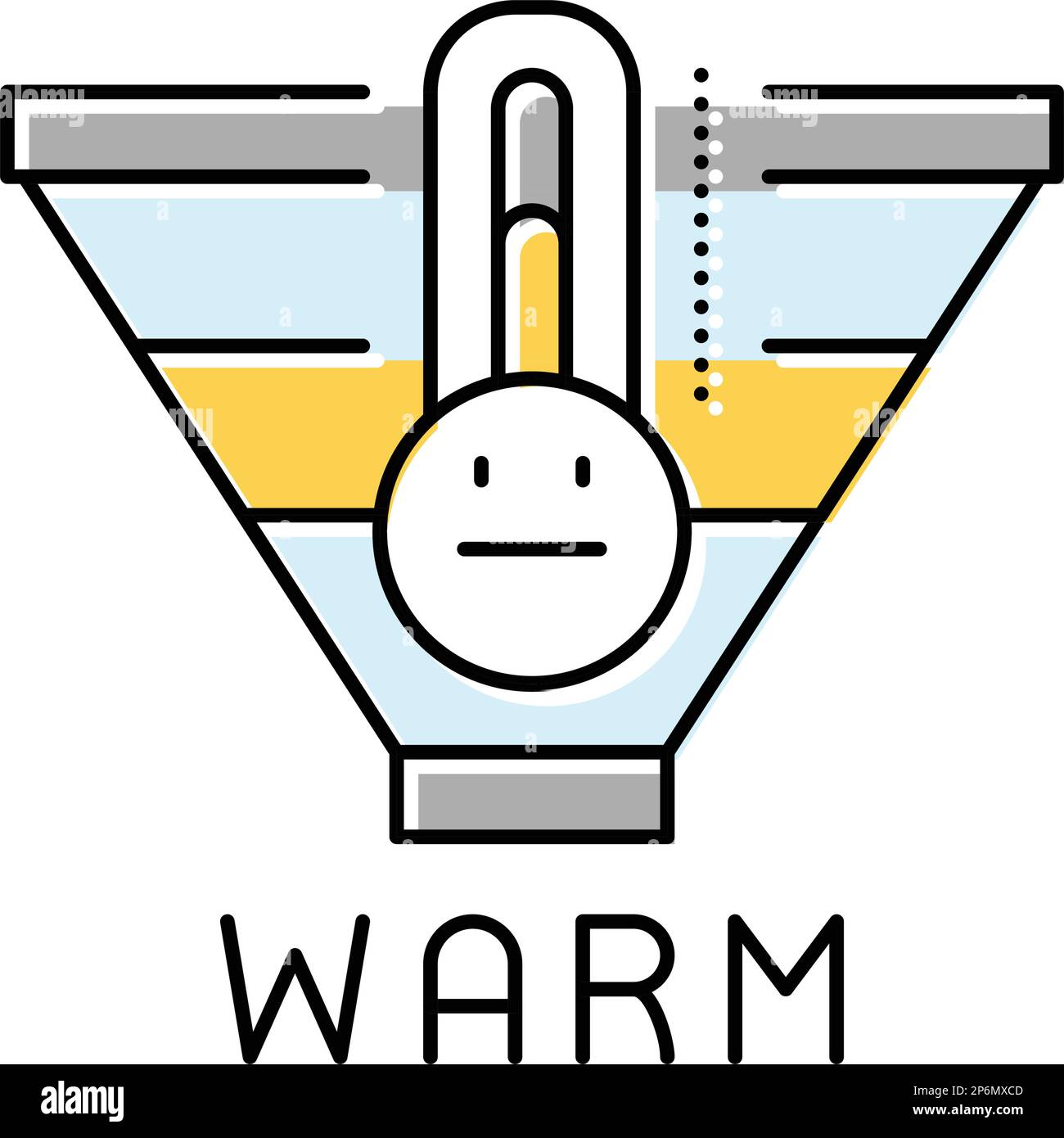 warm leads color icon vector illustration Stock Vector Image & Art - Alamy