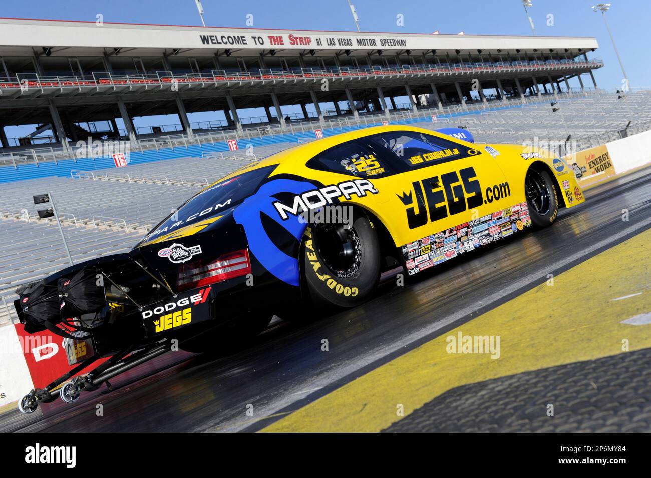 2012 FEB 06: NHRA Pro Stock driver Jeg Coughlin Jr.JEGS.com/Mopar Dodge ...