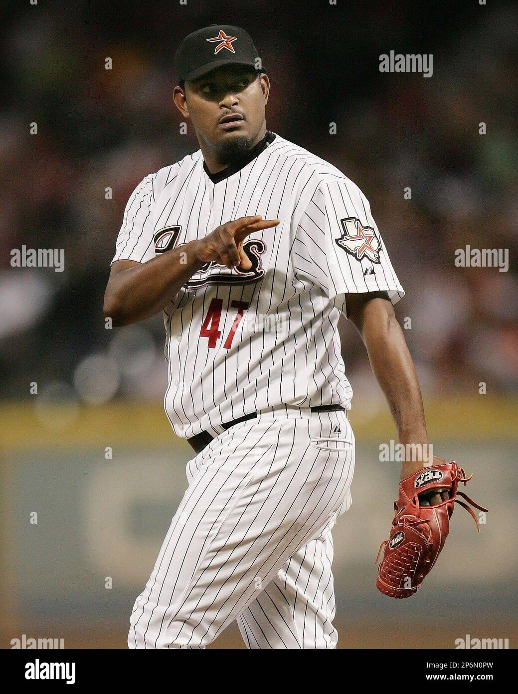 Houston Astros pitcher Jose Valverde on Friday May 23rd at Minute Maid ...