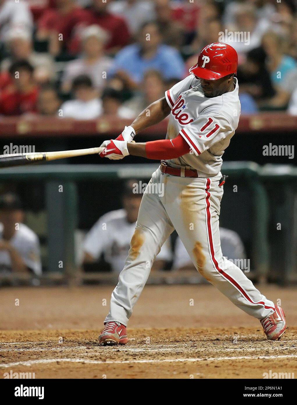 Philadelphia Phillies SS Jimmy Rollins on Thursday May 22nd at Minute ...